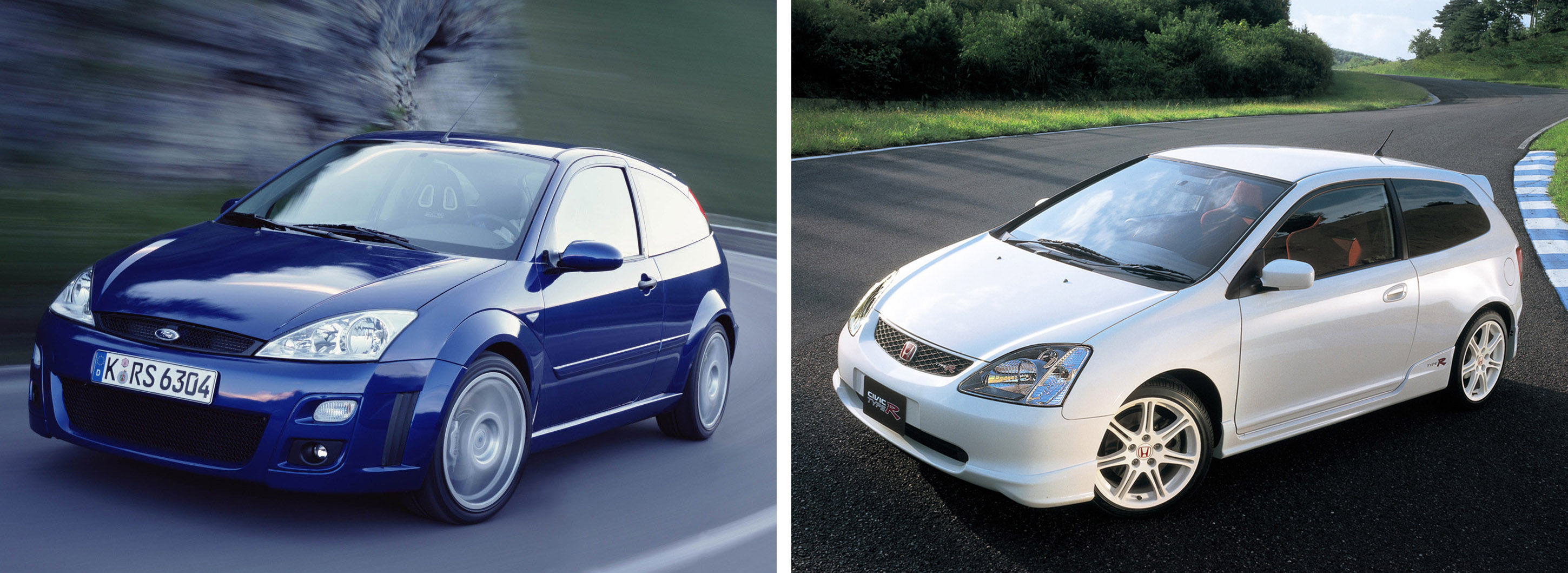 Ford Focus RS (MK1) vs Honda Civic Type R (EP3) | Drive