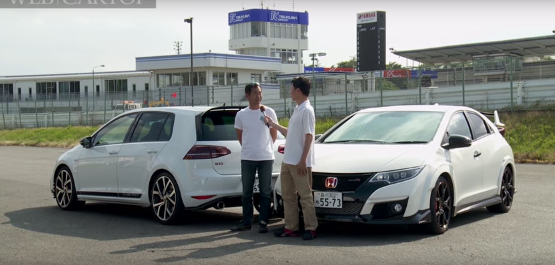 Honda Civic Type R vs Volkswagen Golf GTI Clubsport, διά χειρός Drift ...