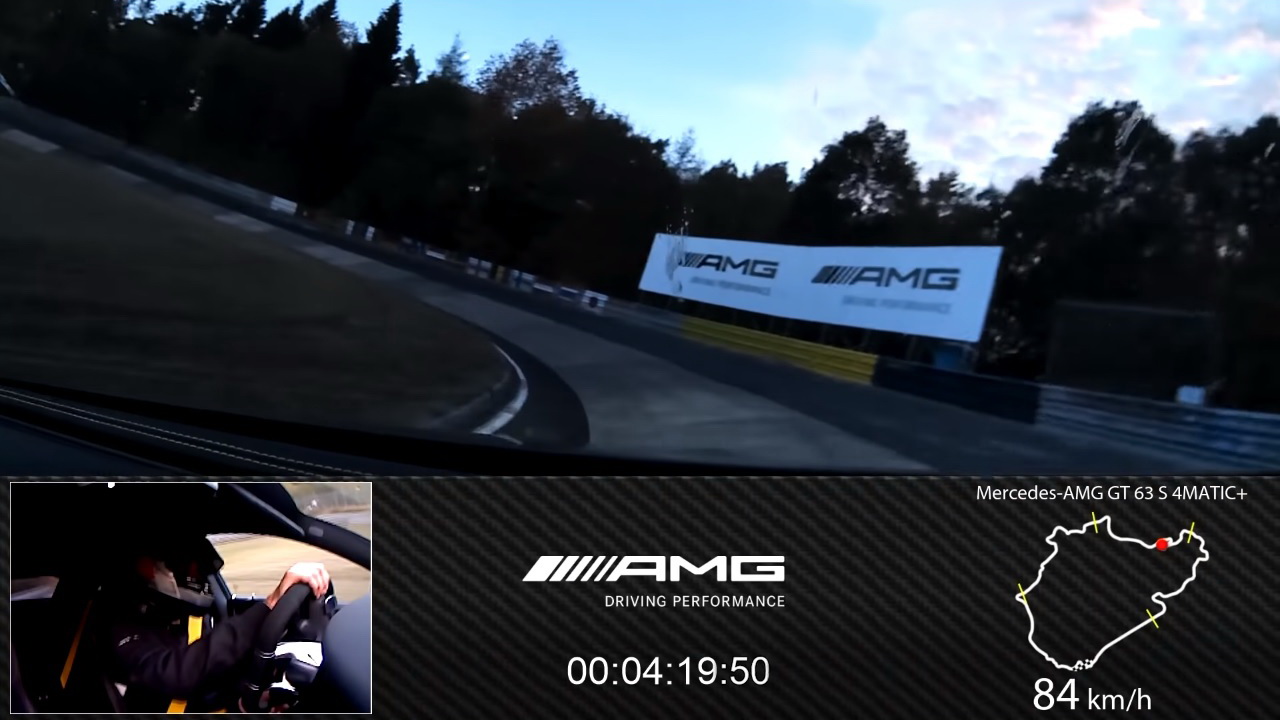 Νέο ρεκόρ στο Nürburgring από τη Mercedes-AMG GT 63 S 4-Door [on-board ...