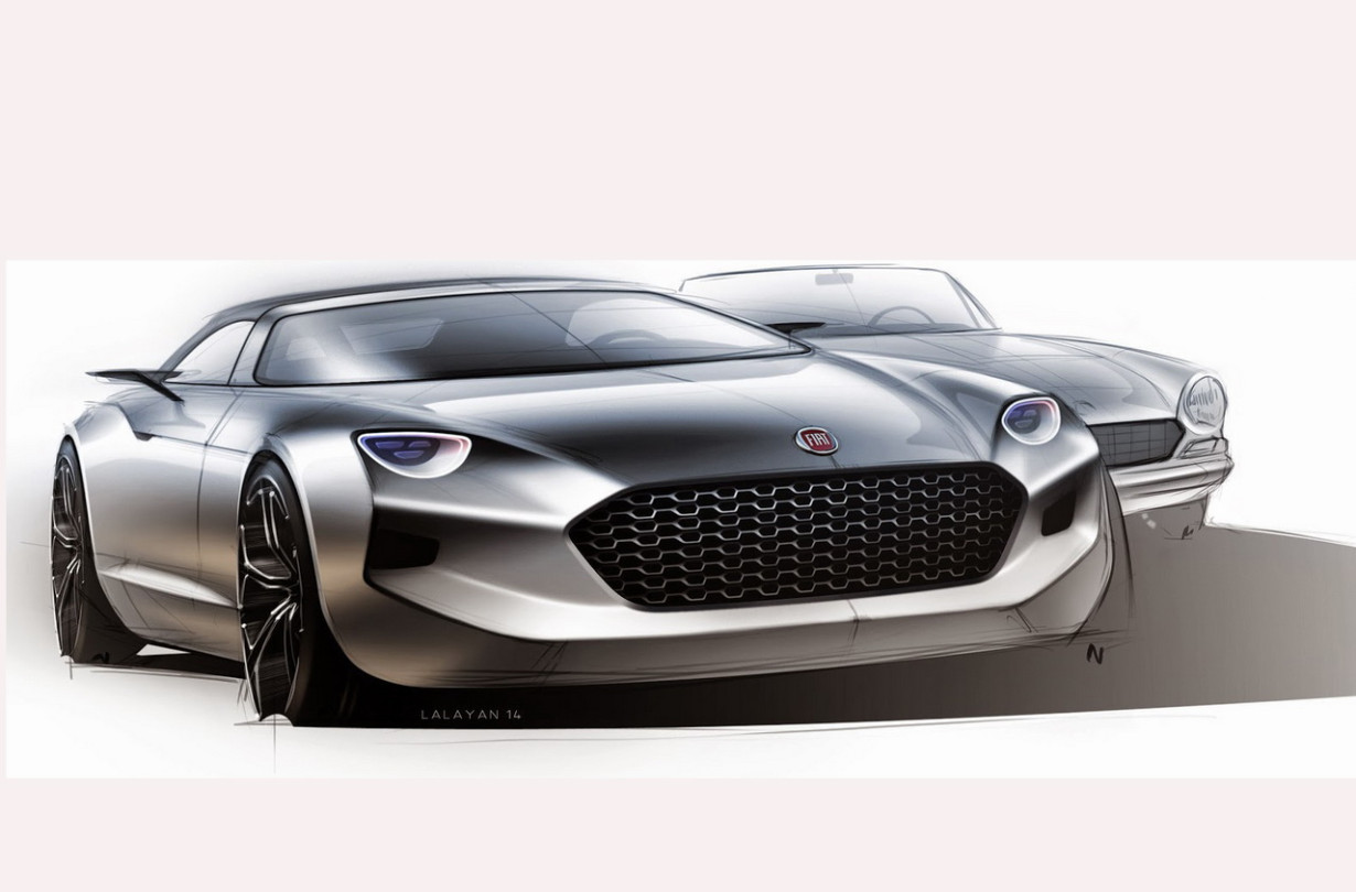 FIAT 124 SPIDER SKETCH GALLERY | Drive
