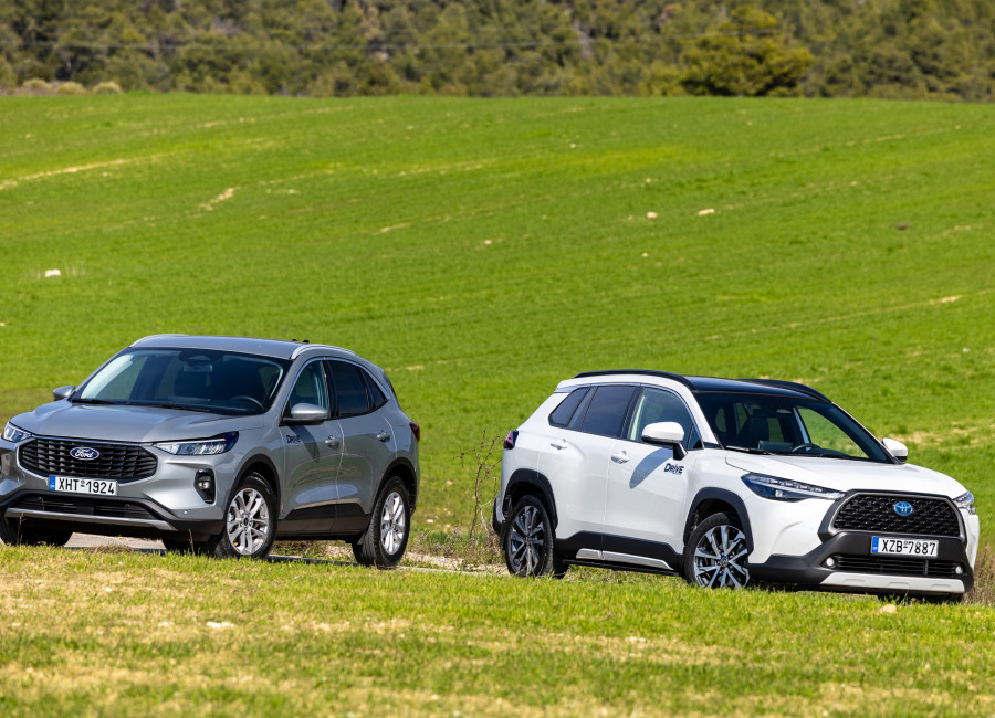 C-SUV: Toyota Corolla Cross vs Ford Kuga, διαφορετικοί κόσμοι | Drive