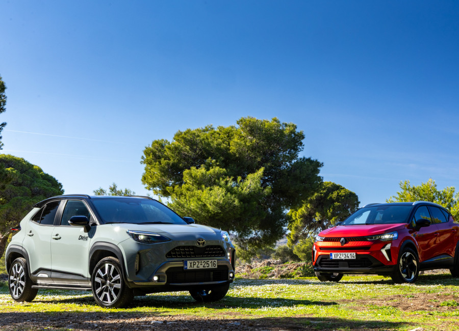 Συγκρίνουμε υβριδικά B-SUV: Renault Captur vs Toyota Yaris Cross ...