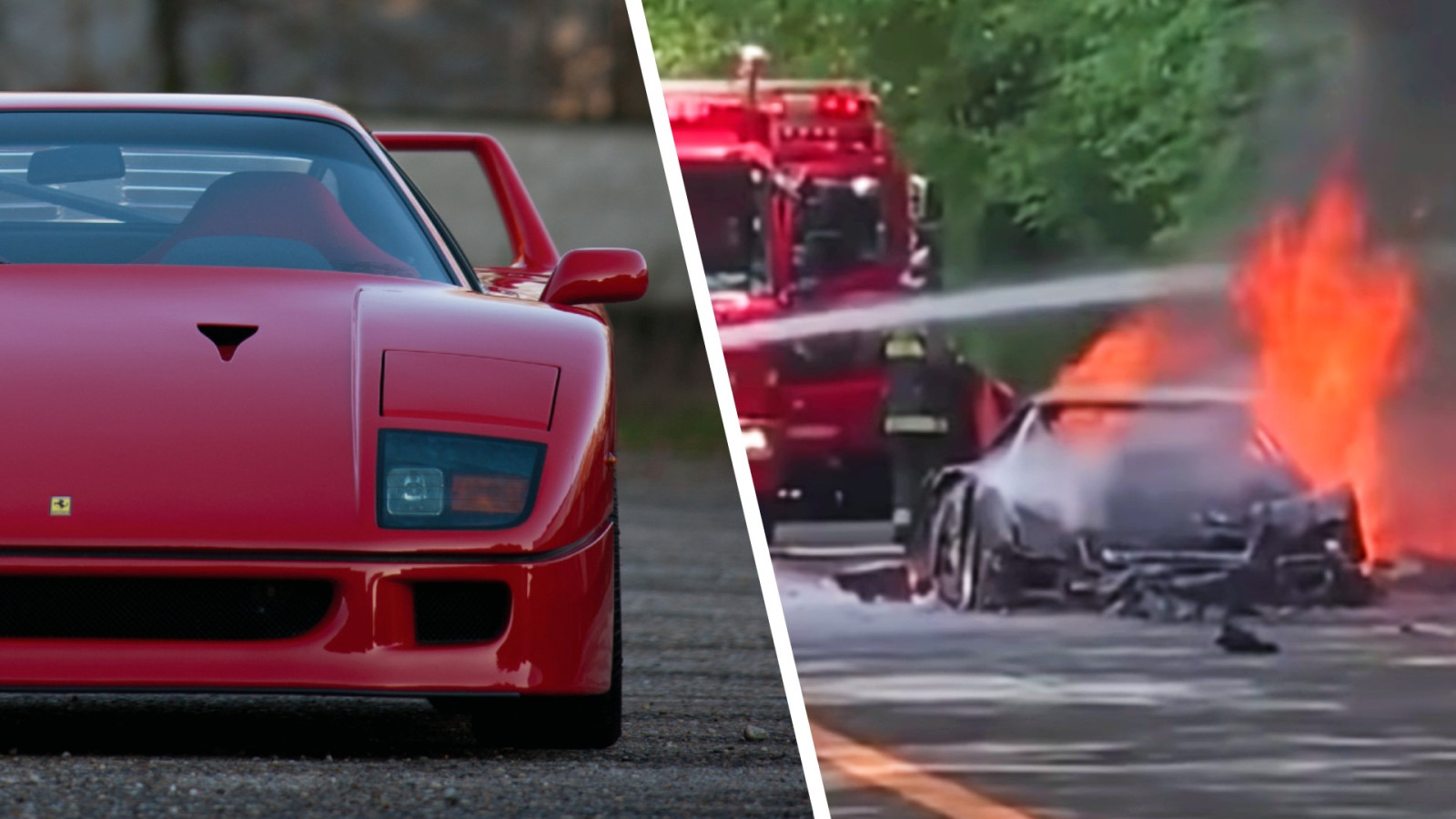 Στάχτη και μπούρμπερη μία Ferrari F40 στην Ιαπωνία! [video] | Drive
