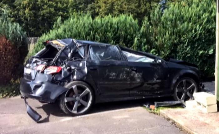 Audi RS3 crash @ Circuit de Chimay | Drive