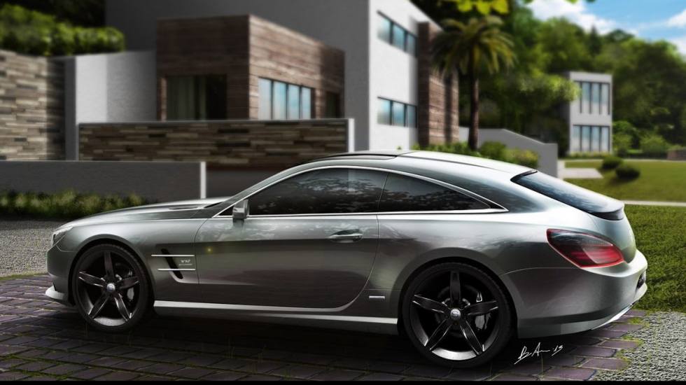 Νέα Mercedes SL shooting brake concept από το StudioTorino | Drive